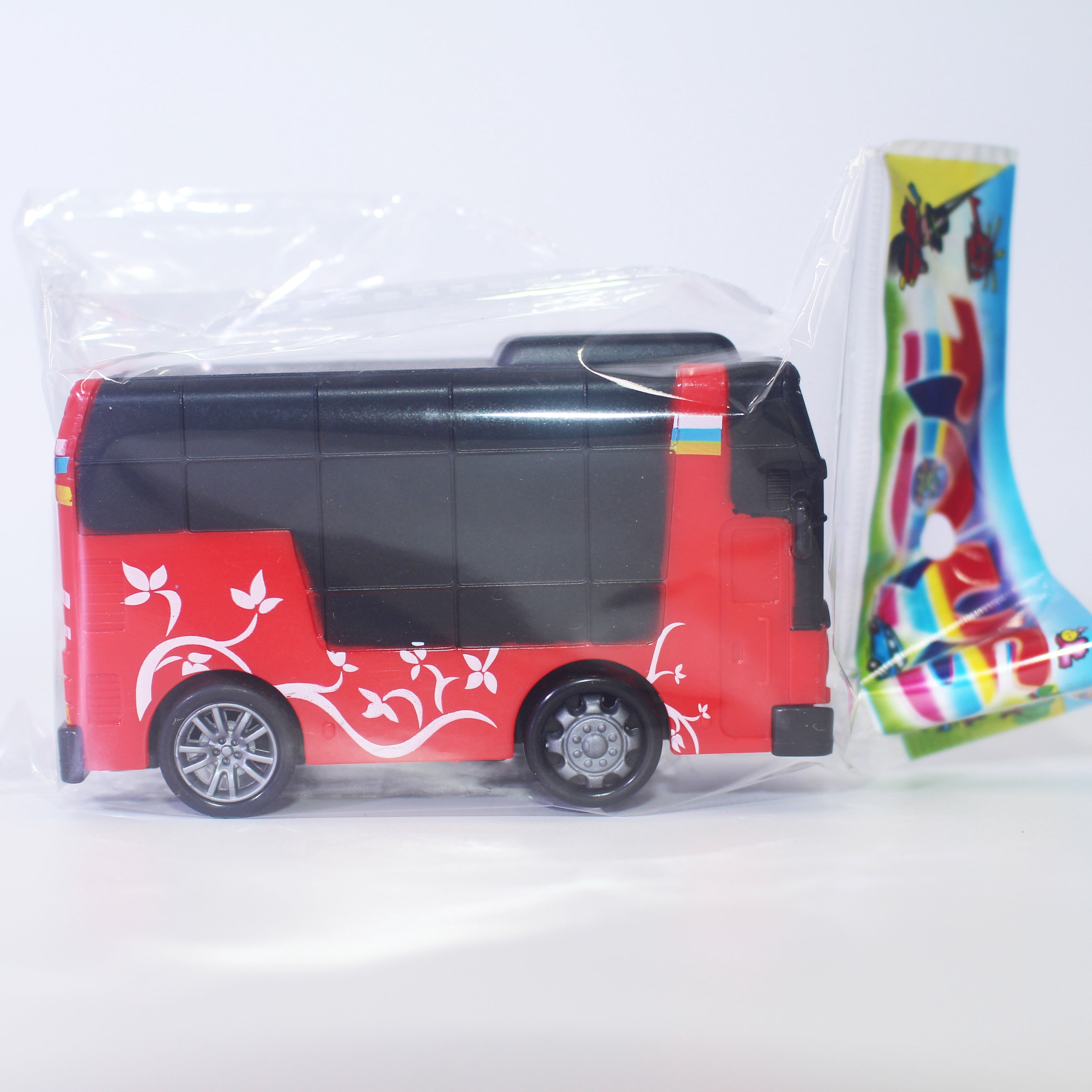 New Tayo Mini Bus Little Bus Toy Set Openable Doors, Slide & Pull Back ...