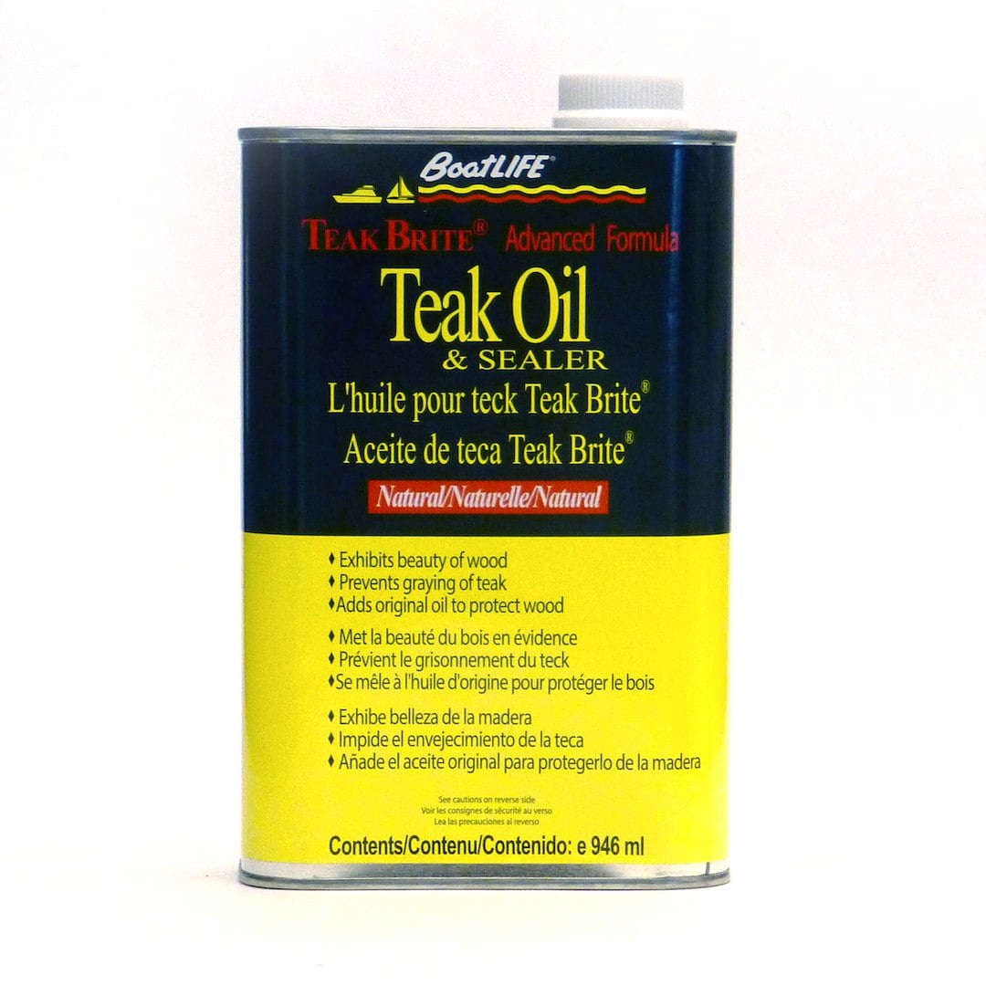 New Teak Brite Advanced Formula Teak Oil & Sealer boat Life 1088 Quart ...