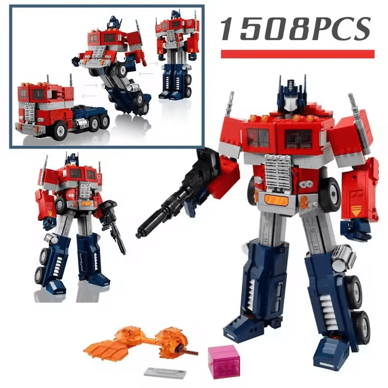 New Technical 1508PCS Transformation Robot Car Toy 10302 Building ...