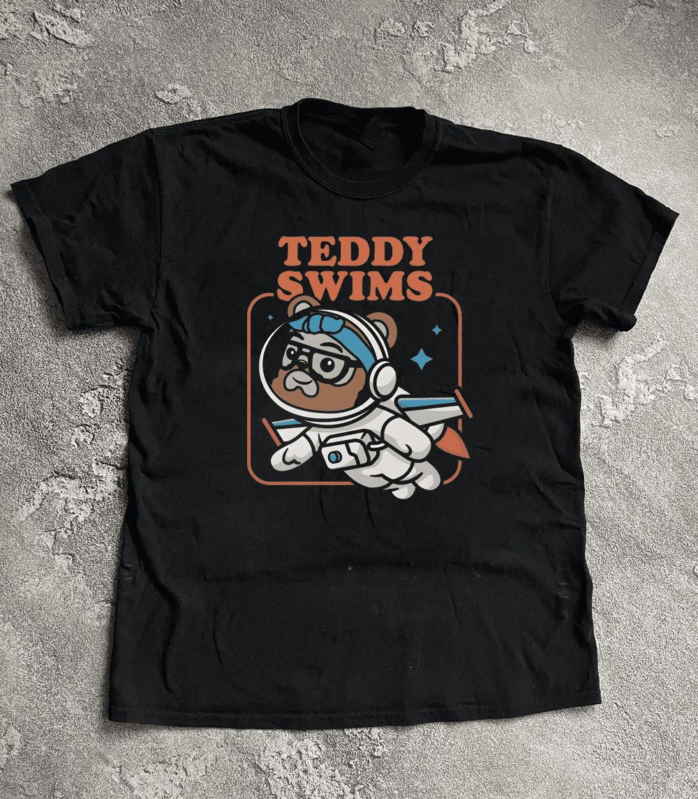 New! Teddy!! Sw!ms Bear Shirt For Fans, Men & Women - Walmart.com