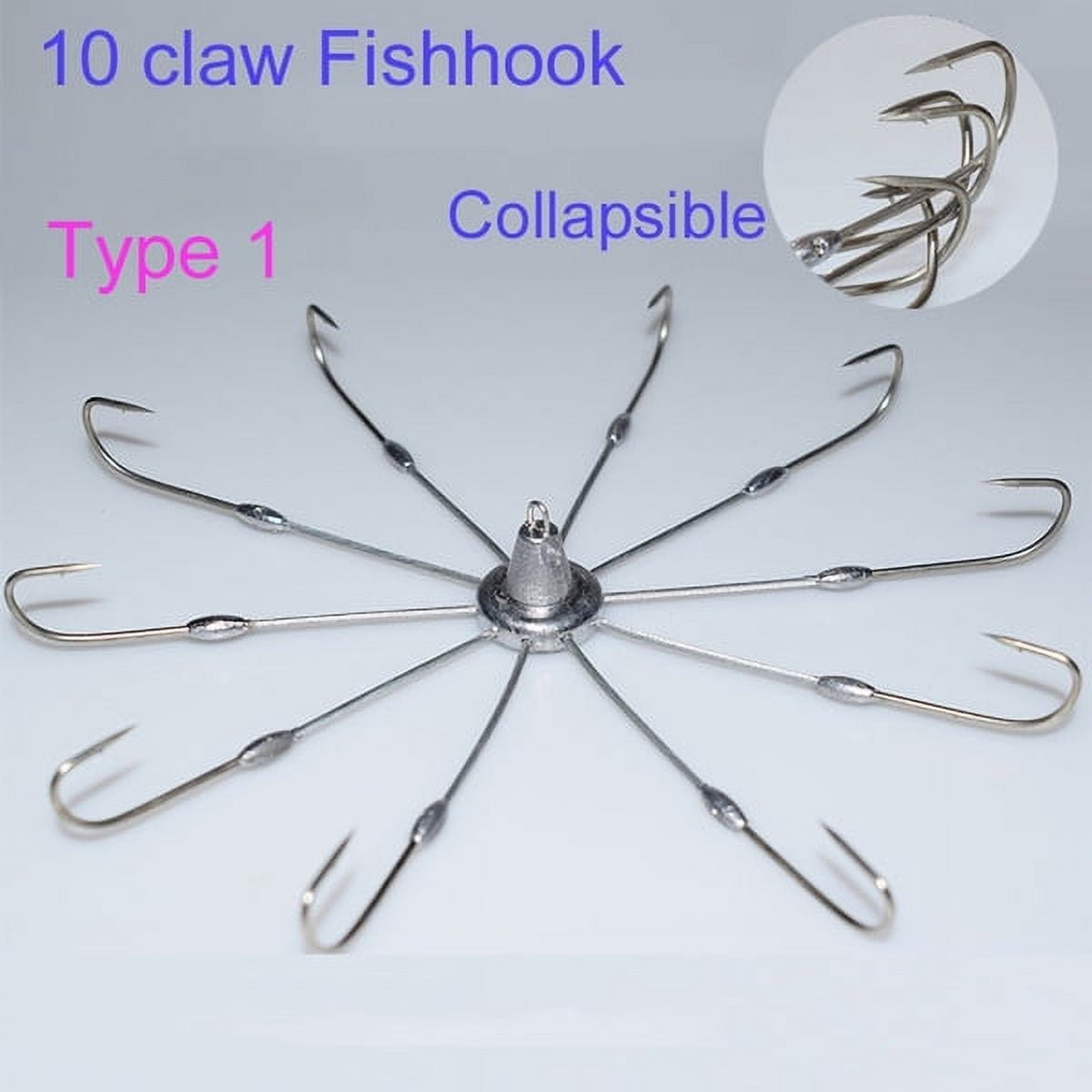 New Ten-claw Hook Anchor Fish Hook Explosion-proof Large Carp/Large ...