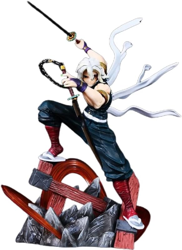 New Tengen Figure Fighting Uzui Tengen Figurine 27cm/10.6inch PVC ...