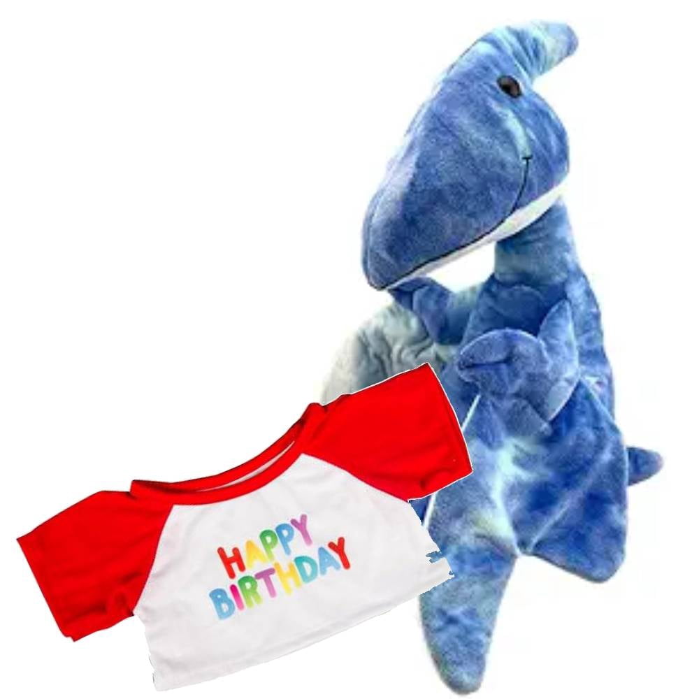 Plush Gear Terry the Pterodactyl Plush Toy In Happy Birthday T-Shirt ...