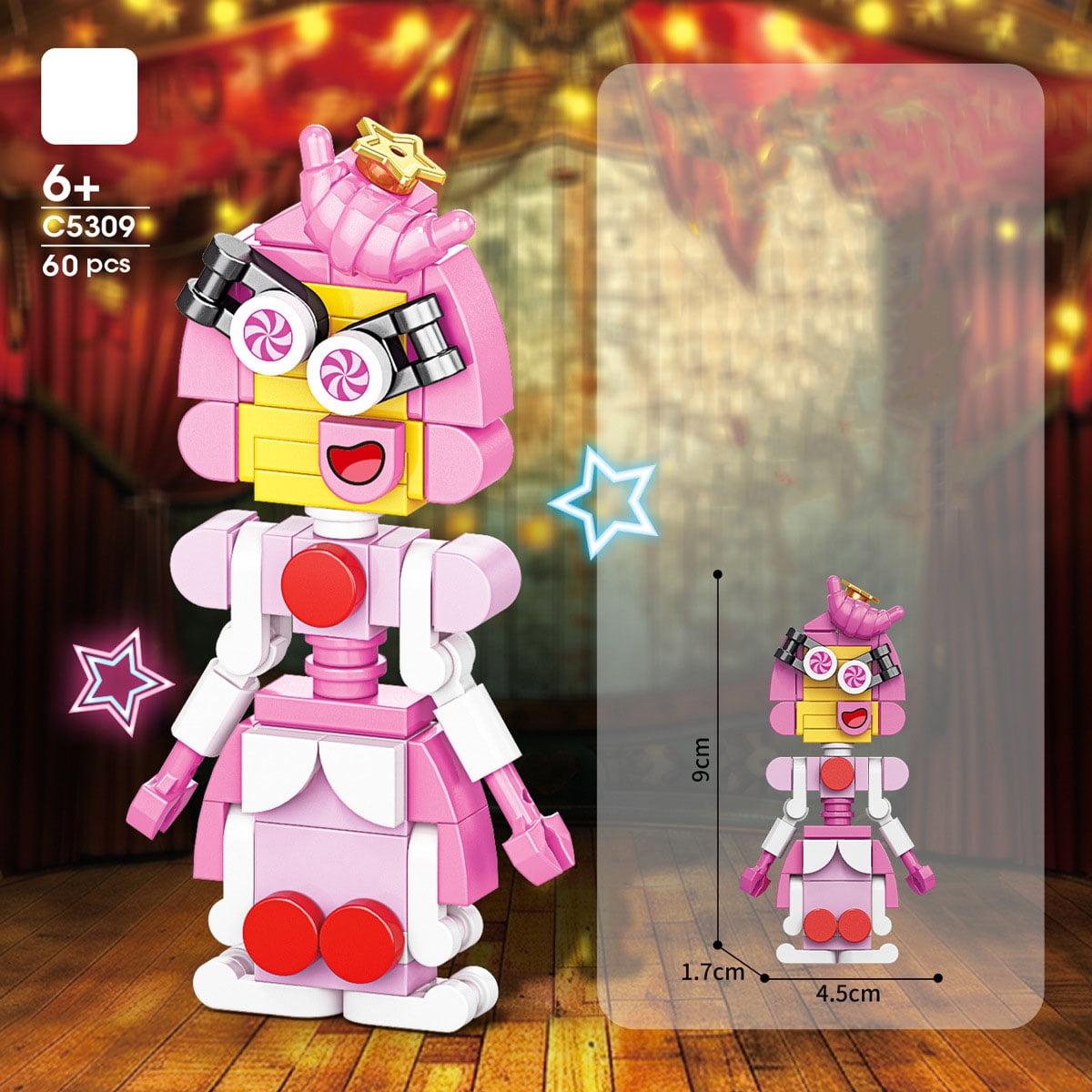 New The Amazing Digital Circus Anime Figures Building Block Horror Game ...