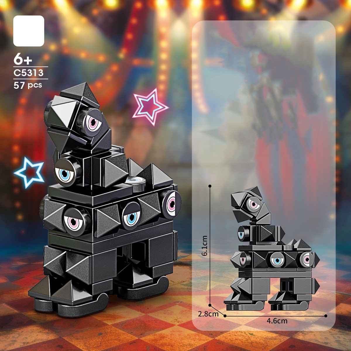 New The Amazing Digital Circus Anime Figures Building Block Horror Game ...