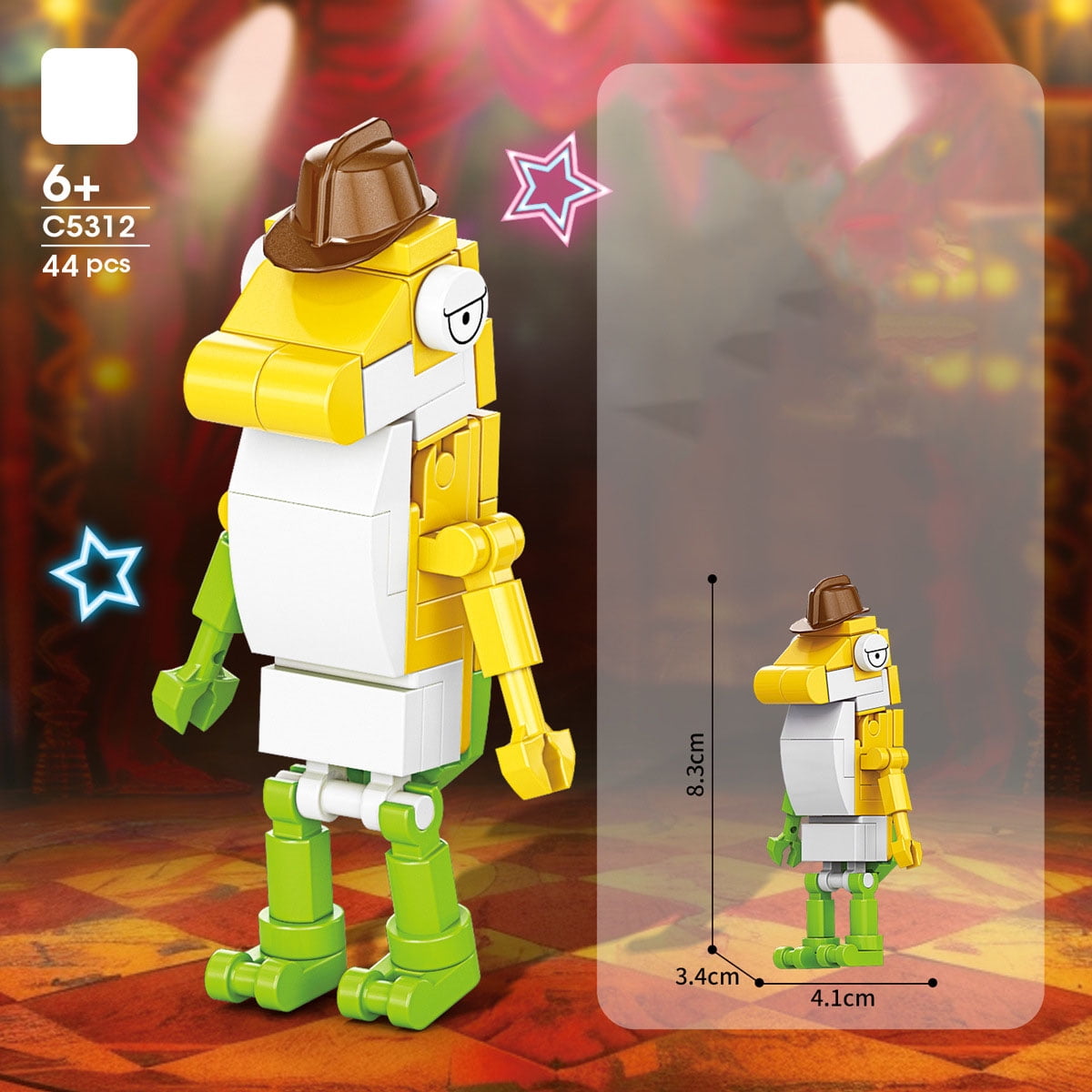 New The Amazing Digital Circus Anime Figures Building Block Horror Game ...