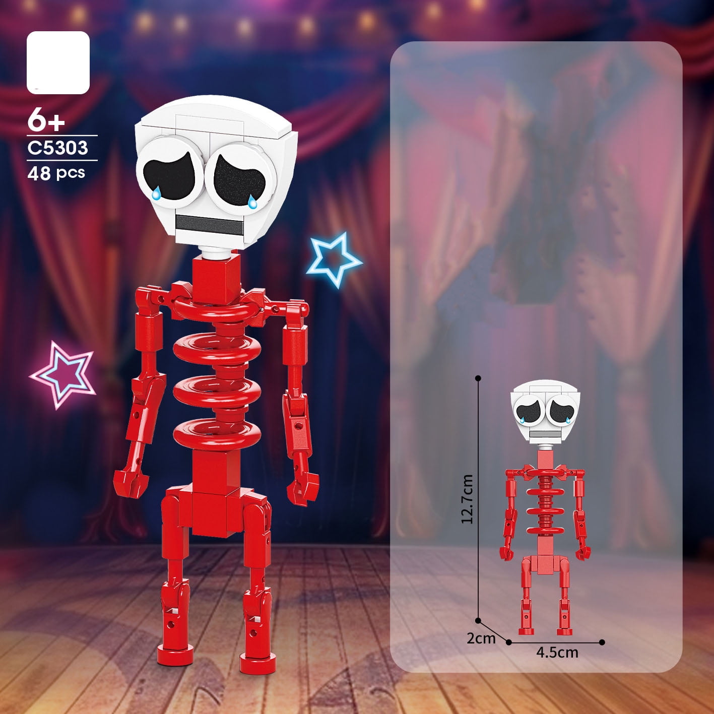 New The Amazing Digital Circus Anime Figures Building Block Horror Game ...