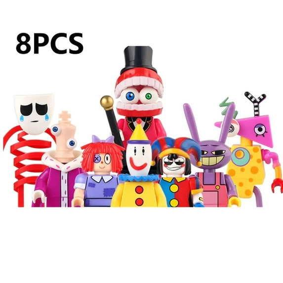 New The Amazing Digital Circus Set Building Blocks Pomni Ragatha Gangle ...