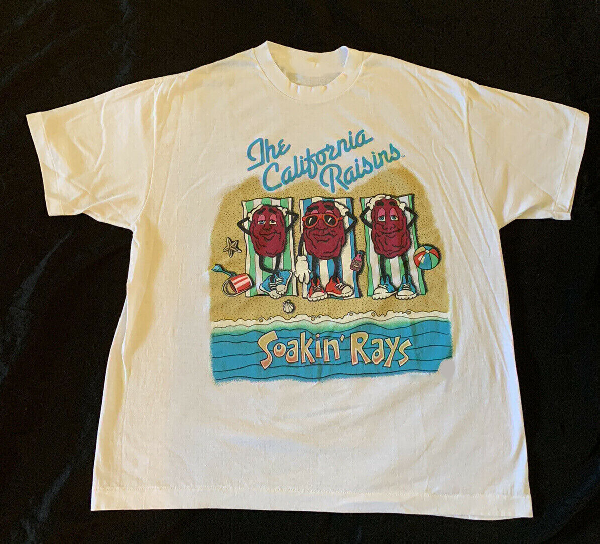 New The California Raisins Soakin Rays Cotton White Men S-234XL T-Shirt ...