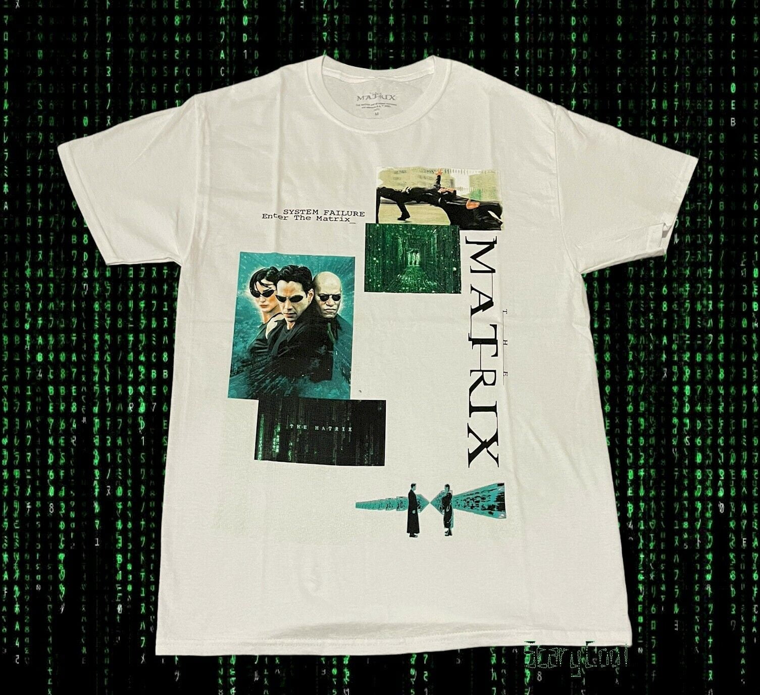 New The Matrix Movie Poster 1999 White Mens Vintage T-Shirt - Walmart.com