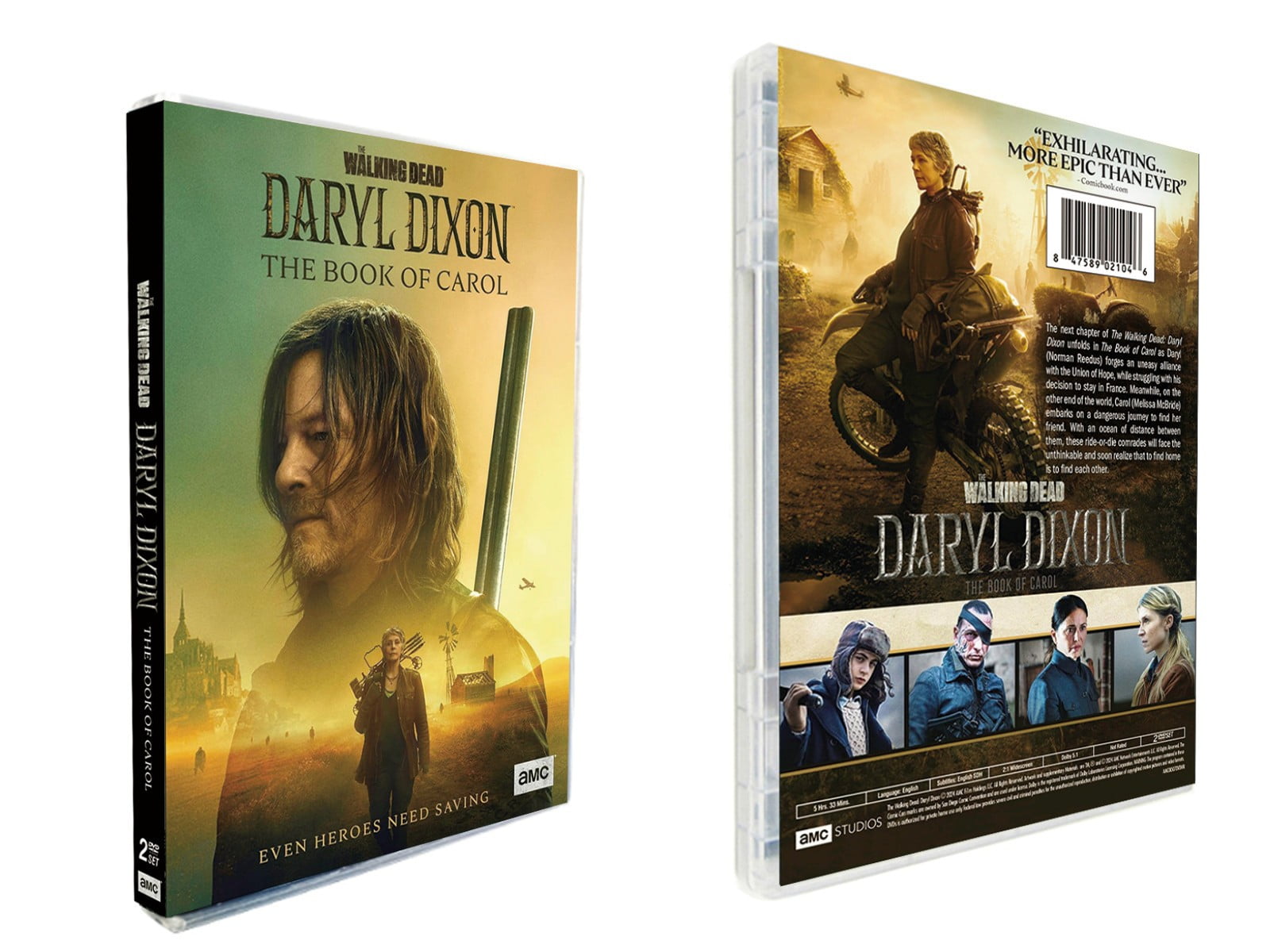 New The Walking Dead Daryl Dixon Season 2-3 (DVD, 4-Disc) Box Set Free ...