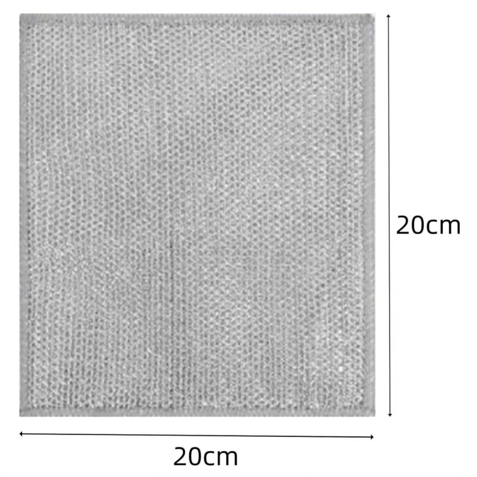 New Thickened Cleaning Cloth Kitchen Magic Dishwashing Towel Metal ...