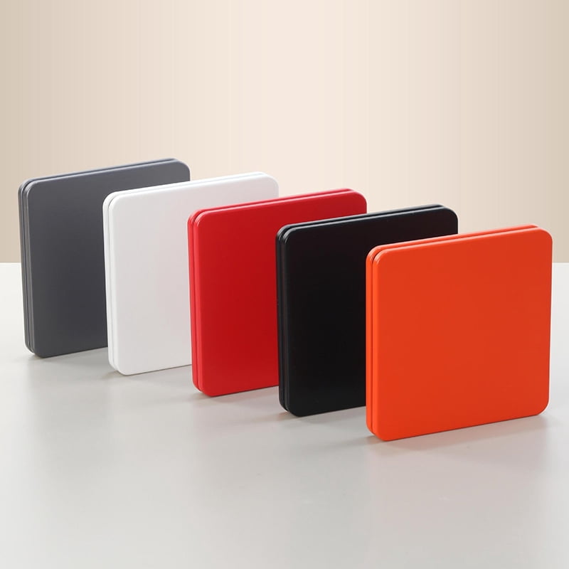 New Tin Storage Box Small Metal Storage Box Tea Jewelry Keys Coins ...