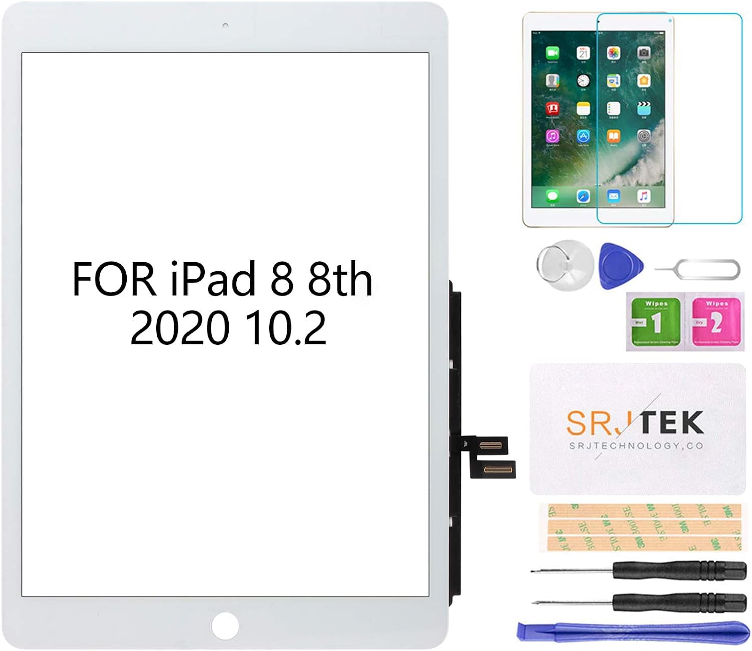 New Touch Screen for iPad 7 iPad 8 Gen Screen Replacement Digitizer ...