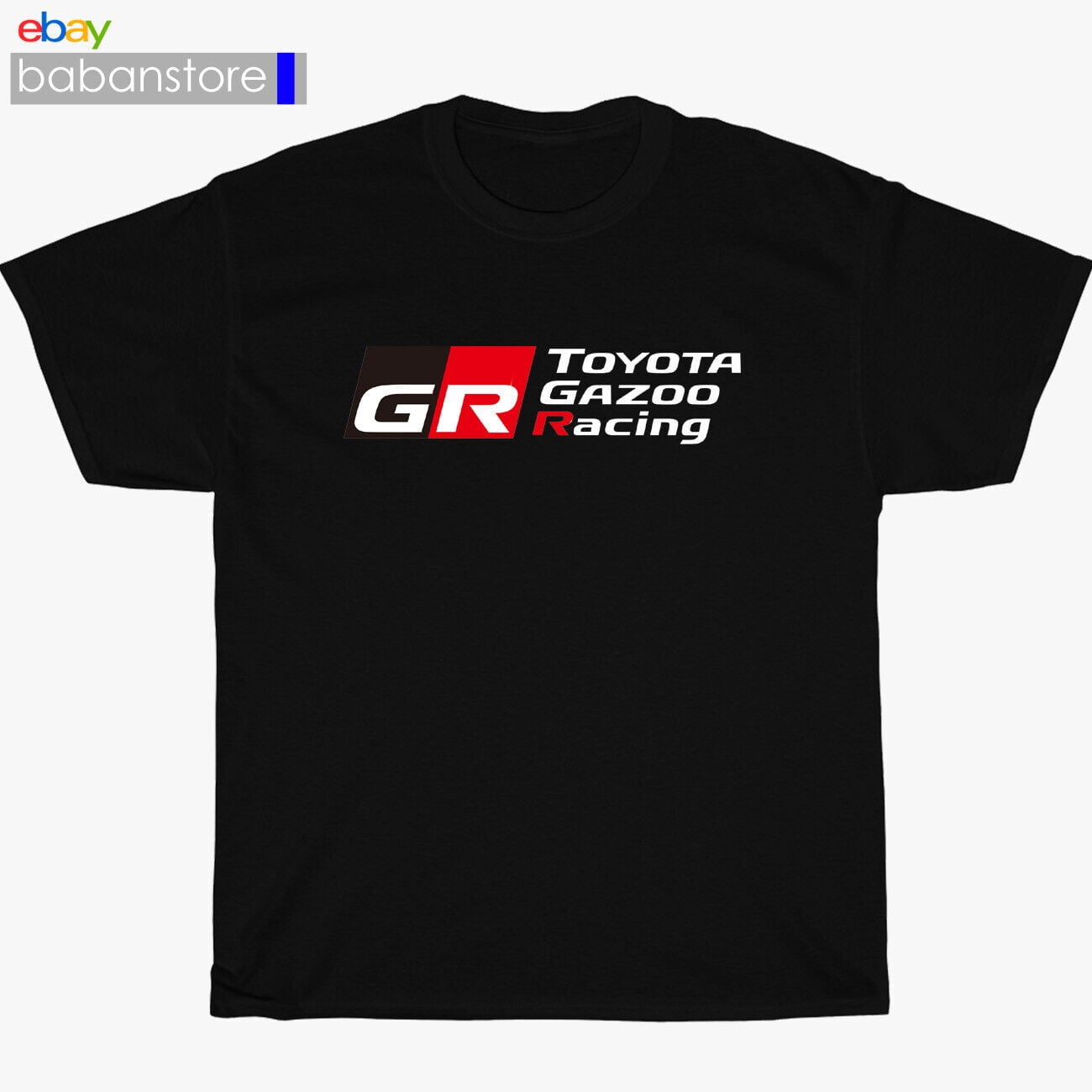 New Toyota Gazoo Racing Logo Black/White/Grey/Navy T-Shirt Size S-5XL ...