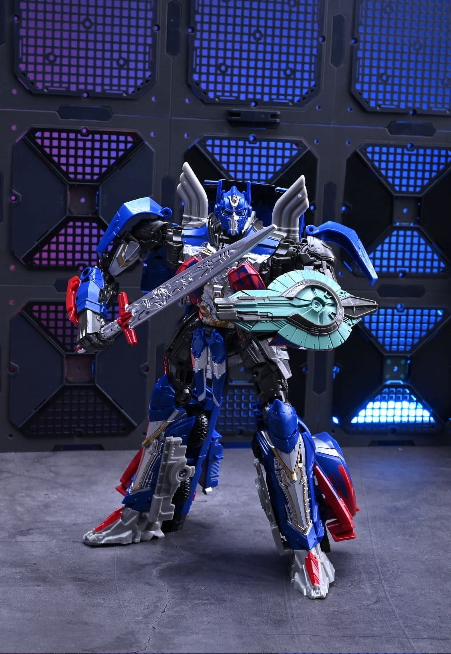 New Transformer Toys Optimus Prime Last Knight Leader Class Action ...