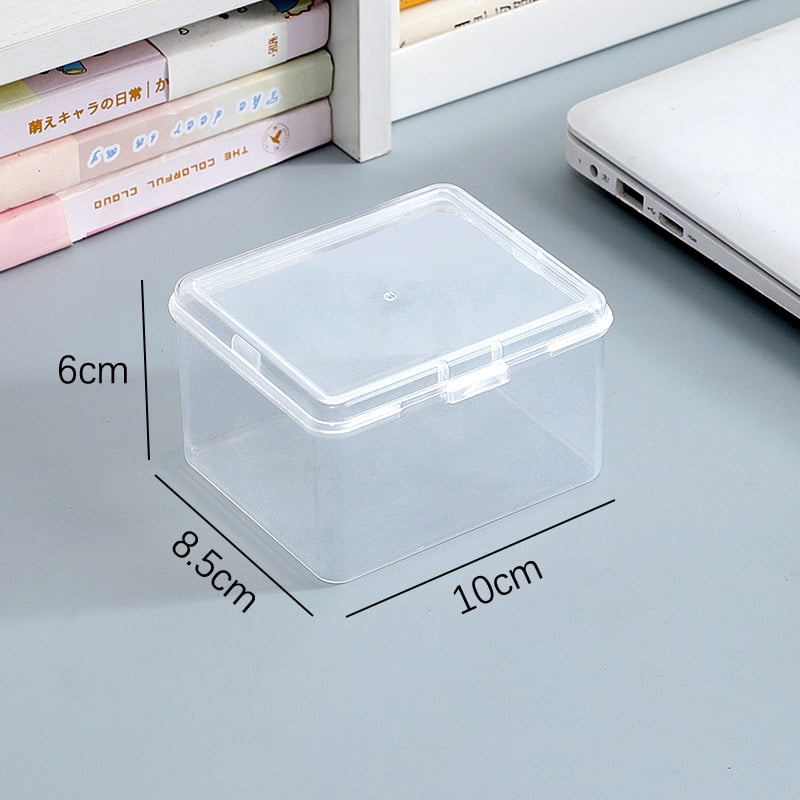 New Transparent Plastic Storage Box Photocards Small Card Storage Box ...