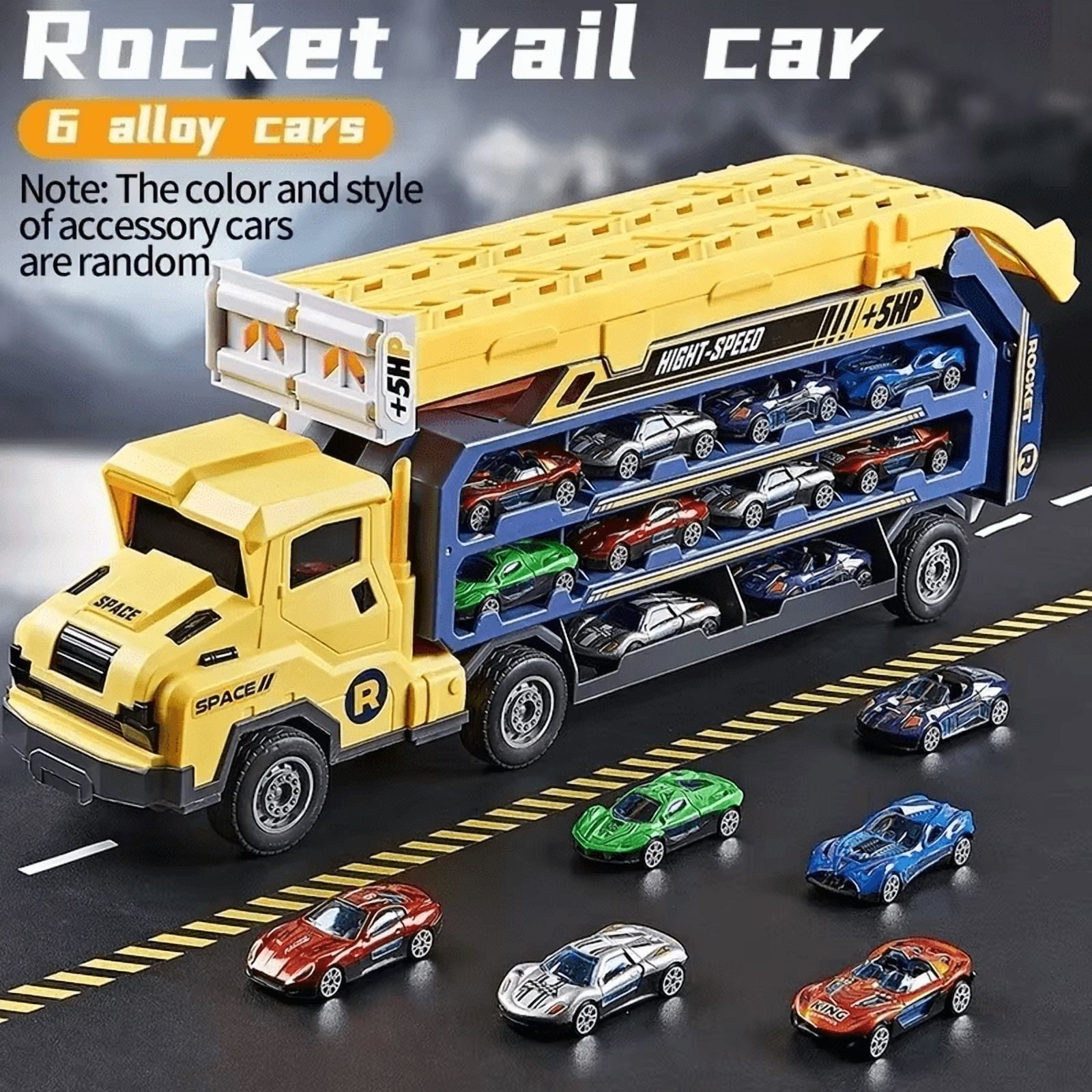 New Transporter Track Coaster Type Rocket Lift Transformed Racing Car ...