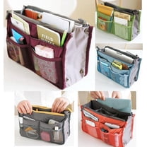 iMounTEK Women Multi-Pocket Travel Handbag Organizer Insert with Zipper ...