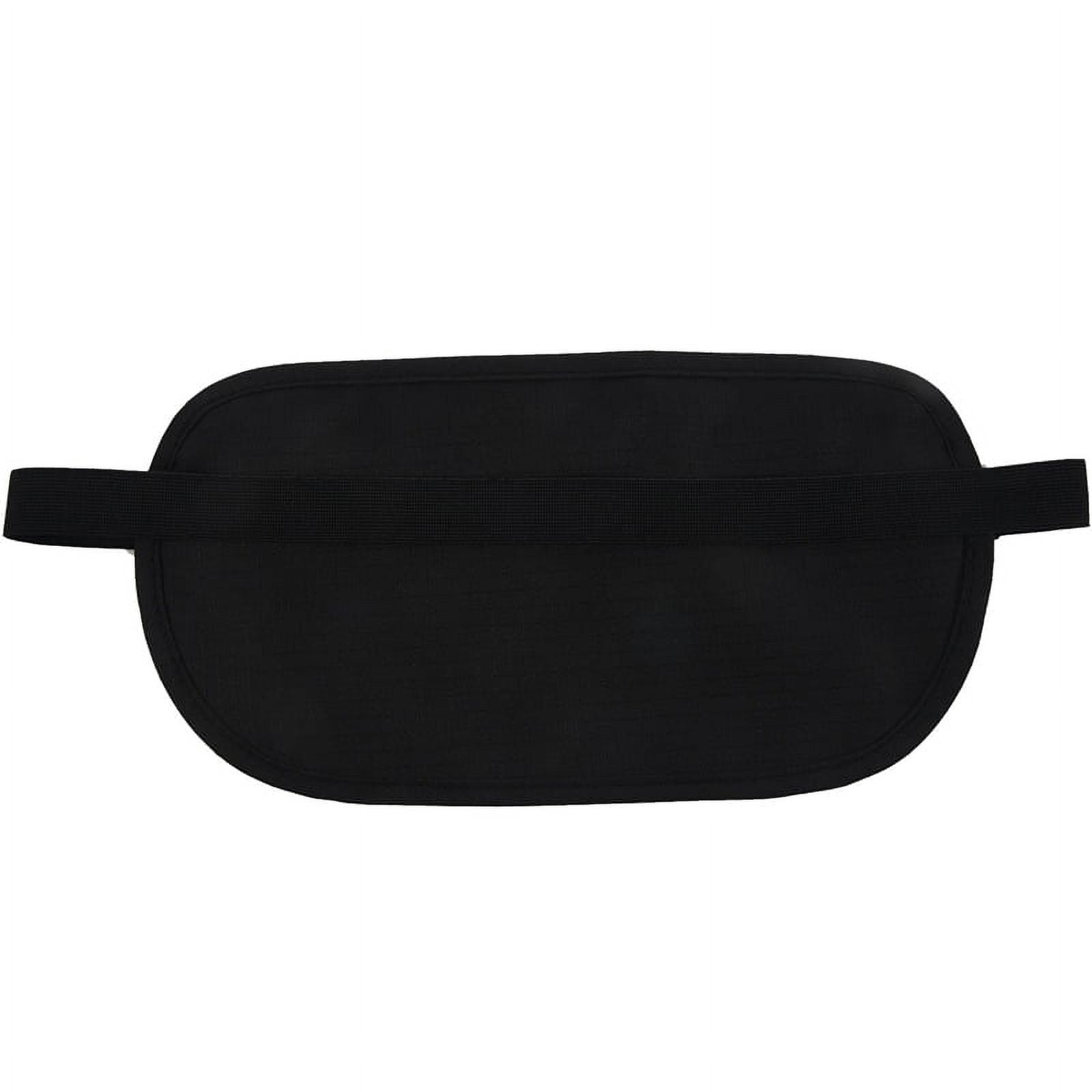 Waist Pouch for Passport Money Belt Bag Hidden Security Wallet Black ...