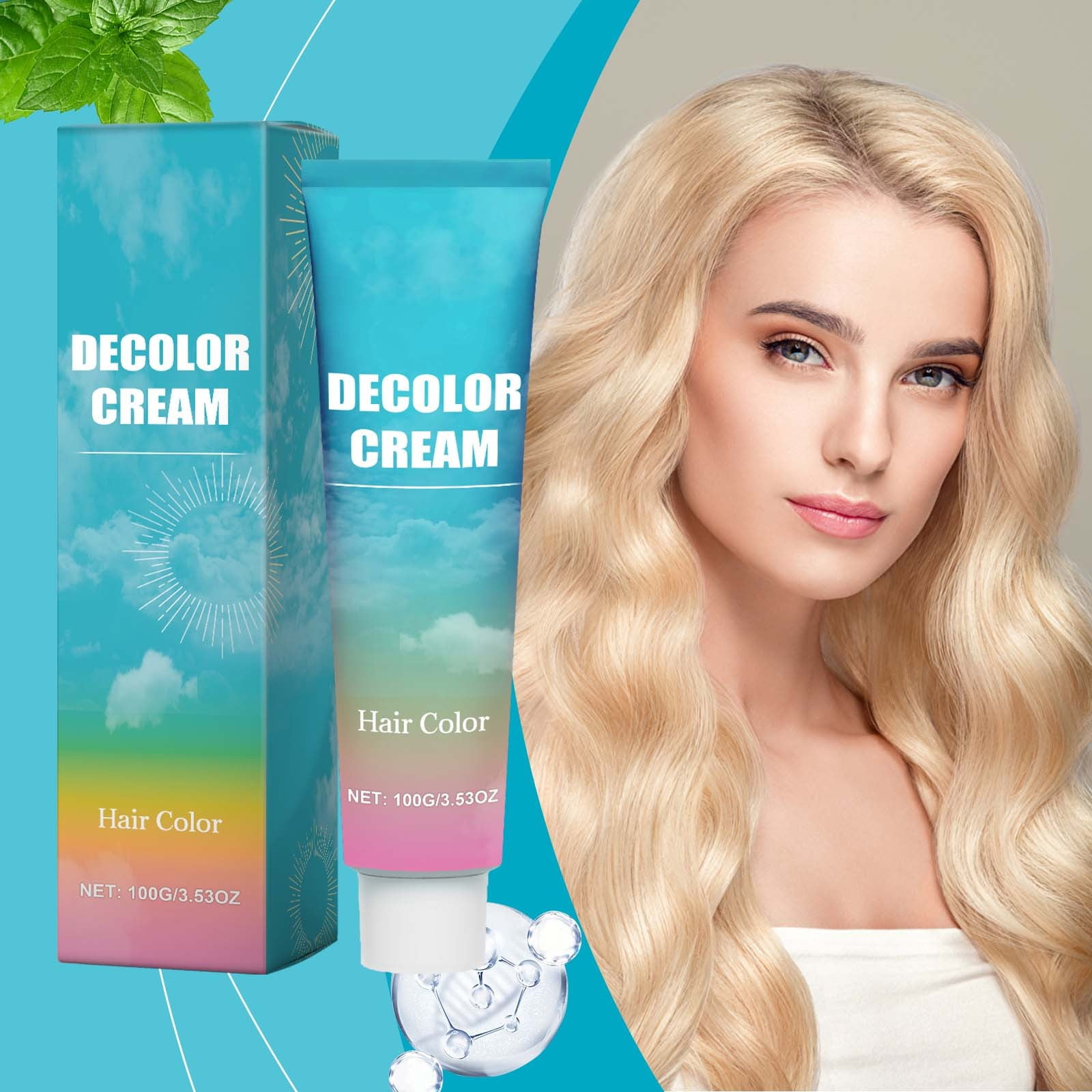 New & Trending,Decolor Cream,100g Nourishing Hair Depigmentation Cream ...