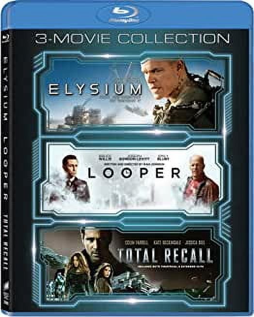 New Triple Feature Pack: Elysium, Looper & Total Recall (Blu-ray) - Walmart.com