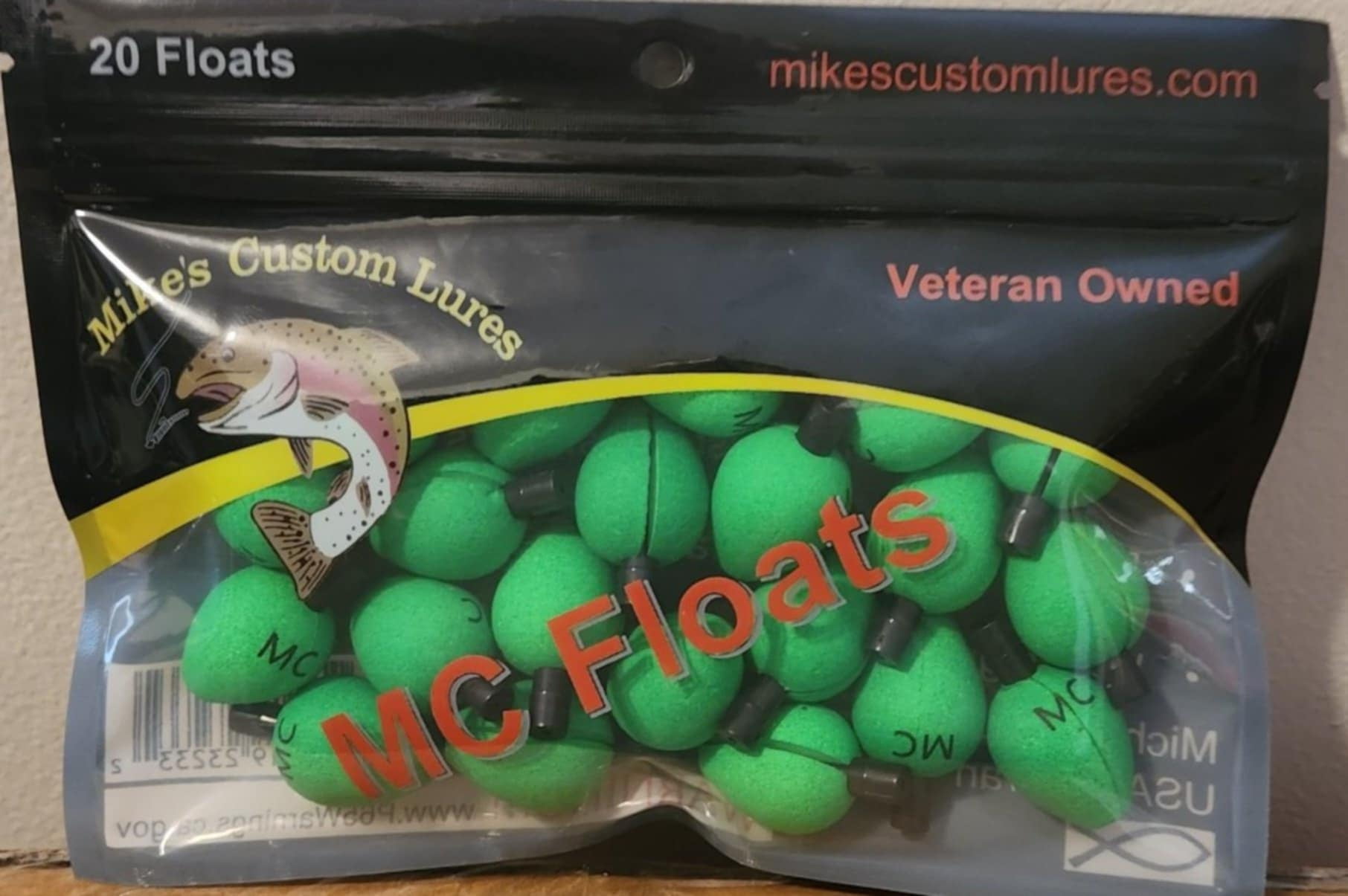 New Trout, Steelhead, Salmon Mike's Custom (MC) Floats - Walmart.com