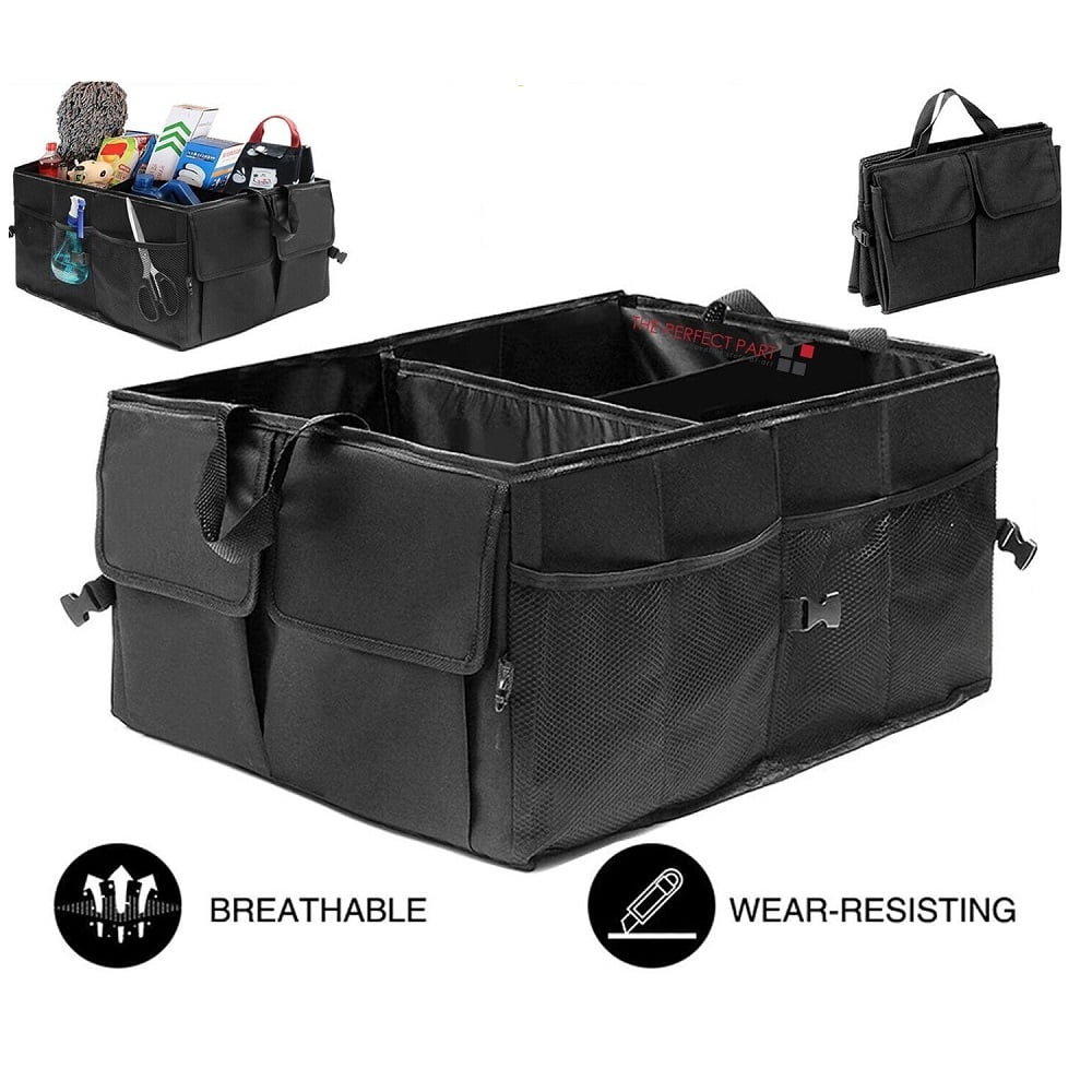 New Trunk Cargo Organizer Folding Storage Collapse Bag Bin For Car ...