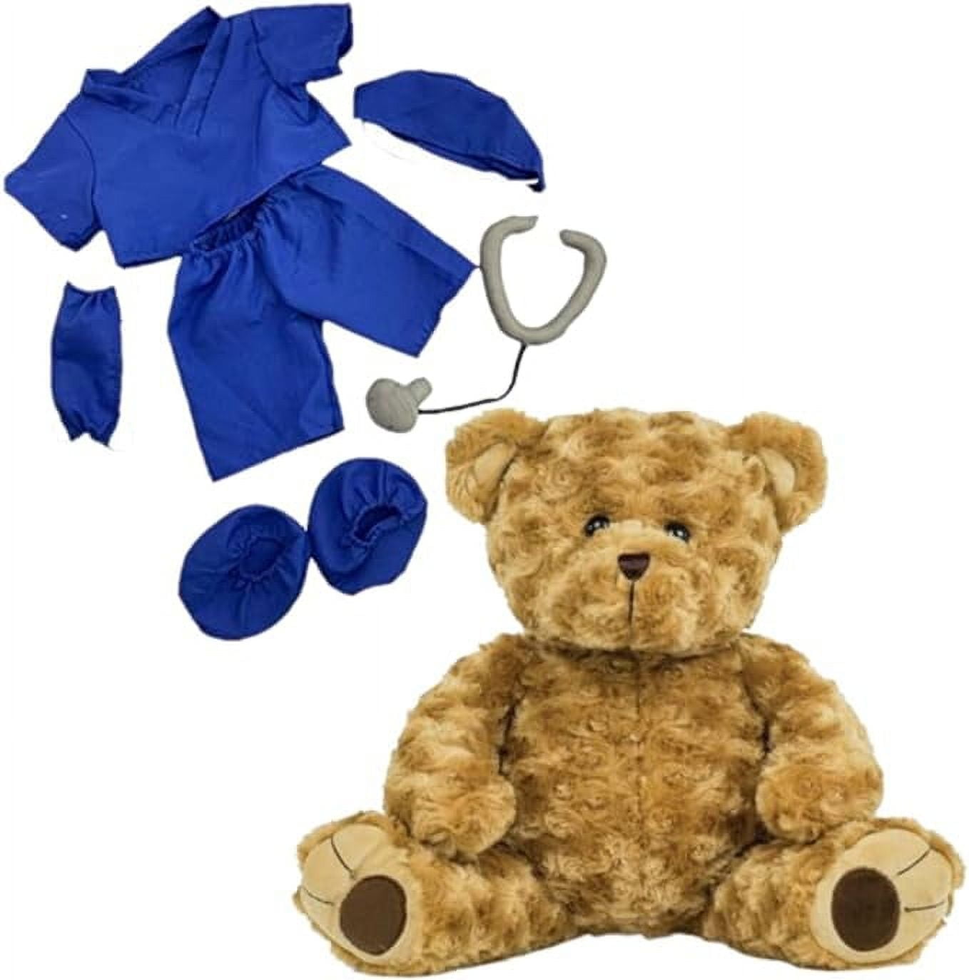 New Twist Bear Plush in Blue Scrub, Get Well Soon Gifts for Kids ...