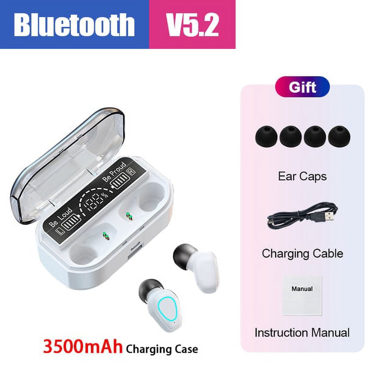 New Tws Bluetooth 5.2 Earphones 3500mah Charging Box Wireless ...