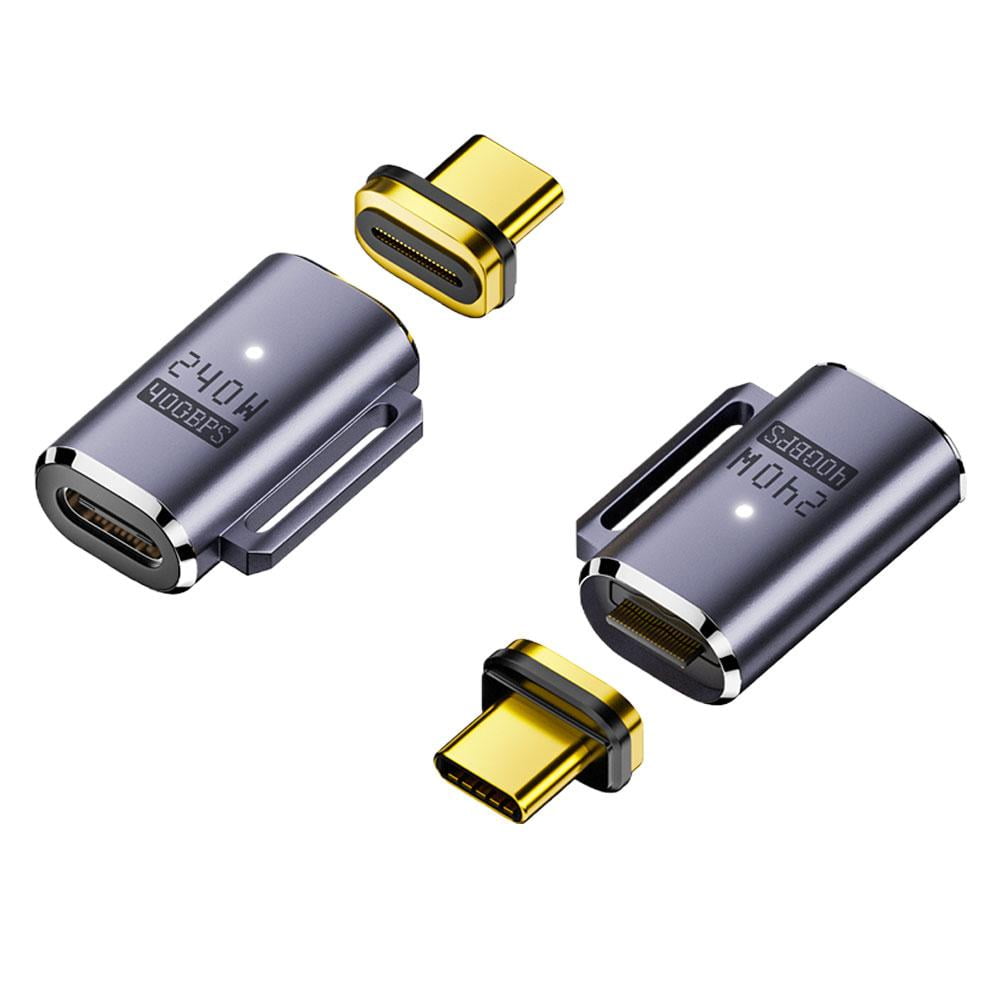 New Type-C Magnetic Adapter PD240w Fast Charging USB 4.0 High Speed ...