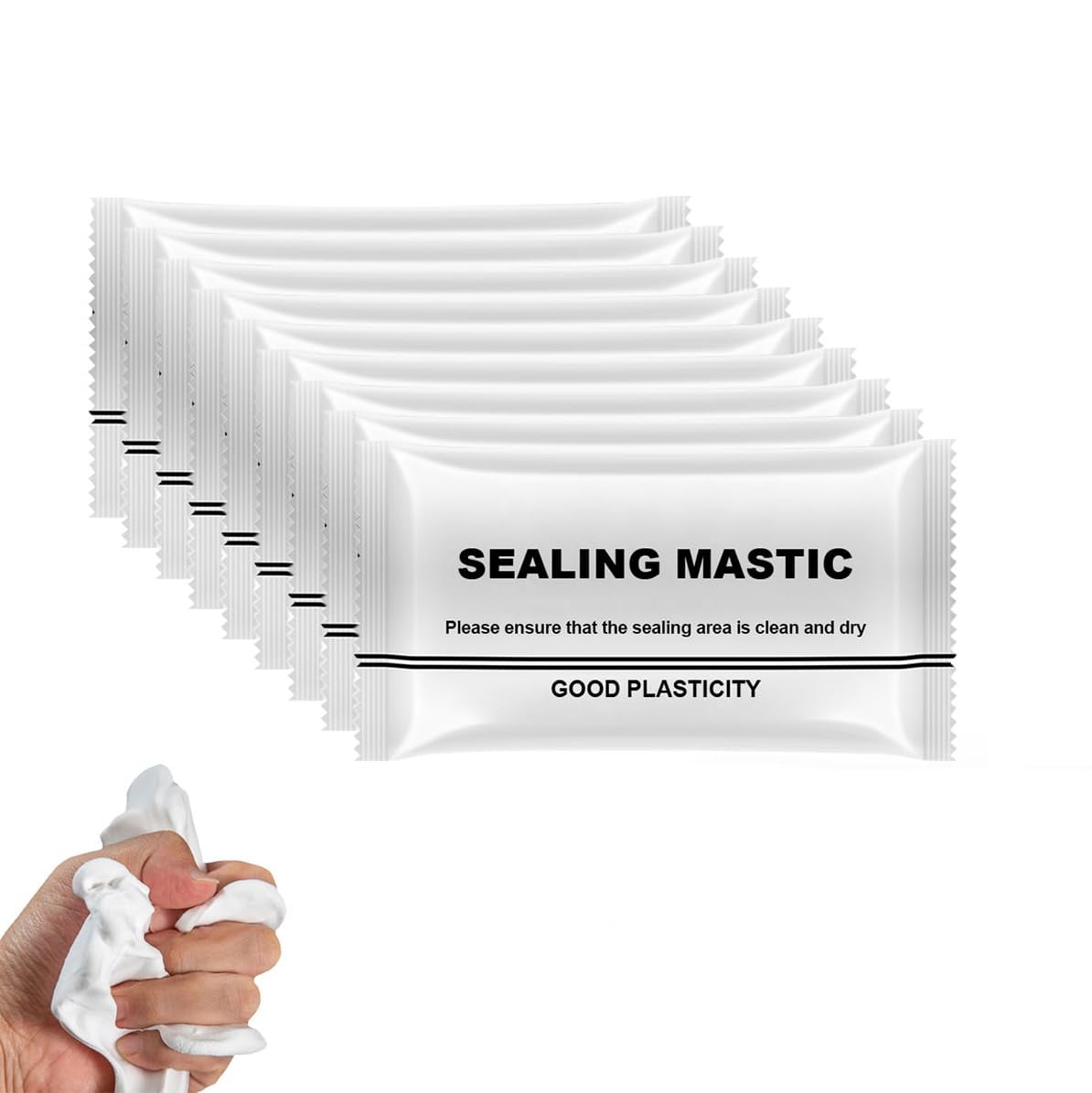 New Type White Waterproof Sealant Mastic,2025 Upgrade Waterproof Repair Sealing Clay Mud Seal ...