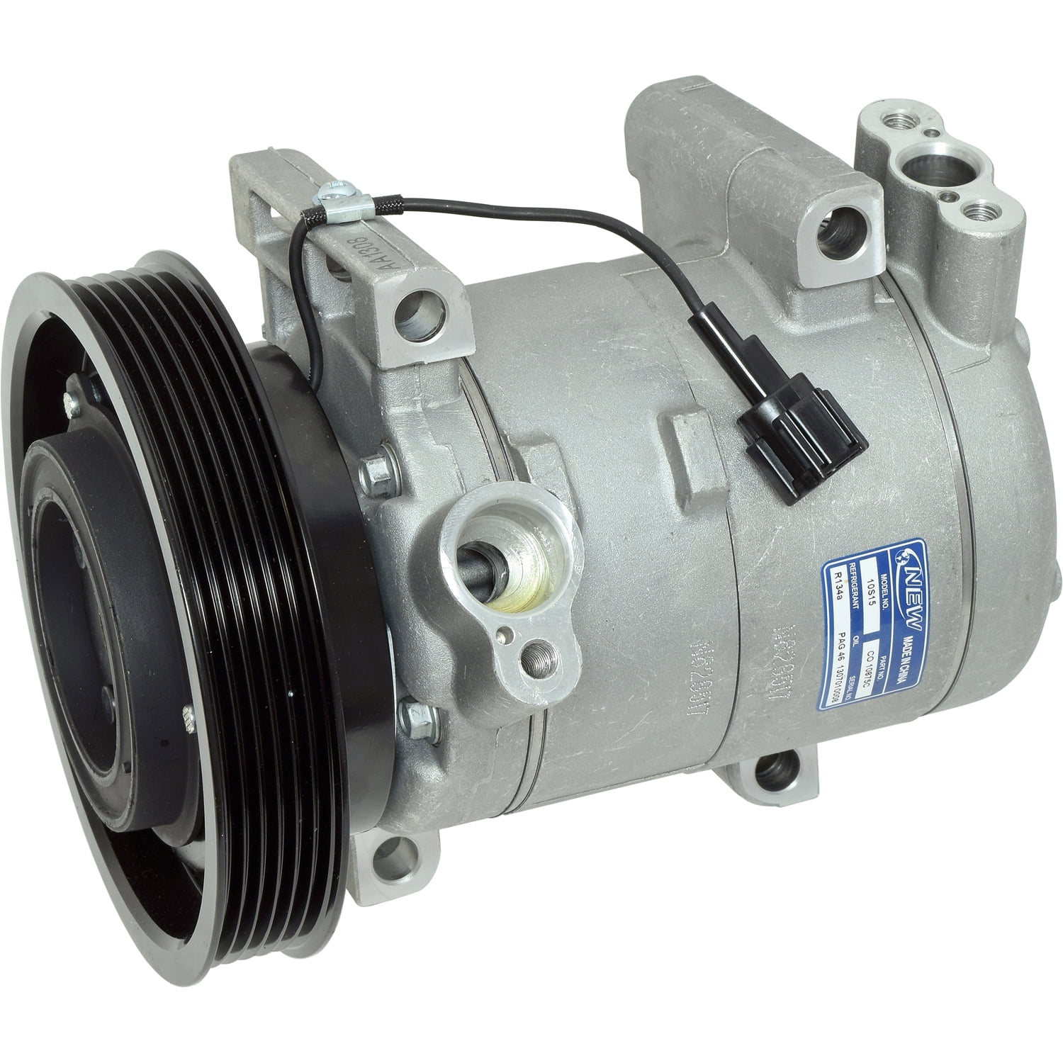 New UAC CO 10875C A/C Compressor -- DKV14C Compressor Assembly Fits ...