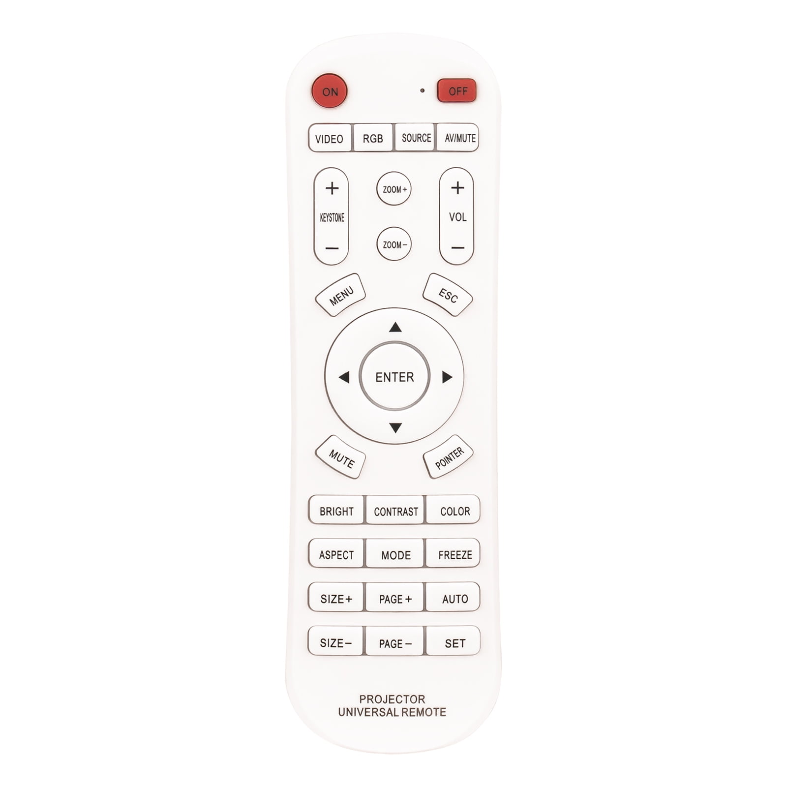 New UNIVERSAL Replace Remote Control compatible with All PROJECTOR ...