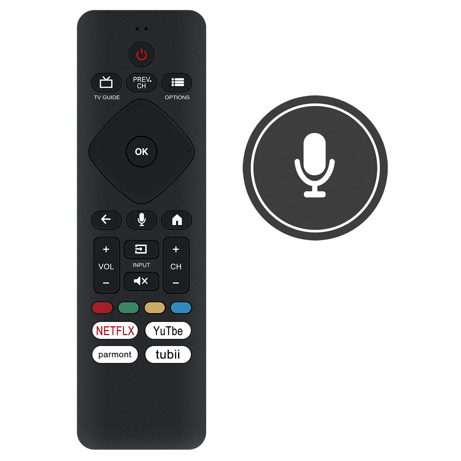 New URMT26CND001 Voice Replace remote control fit for Philips Android TV 50PFL5766/F6 50PFL5766 ...
