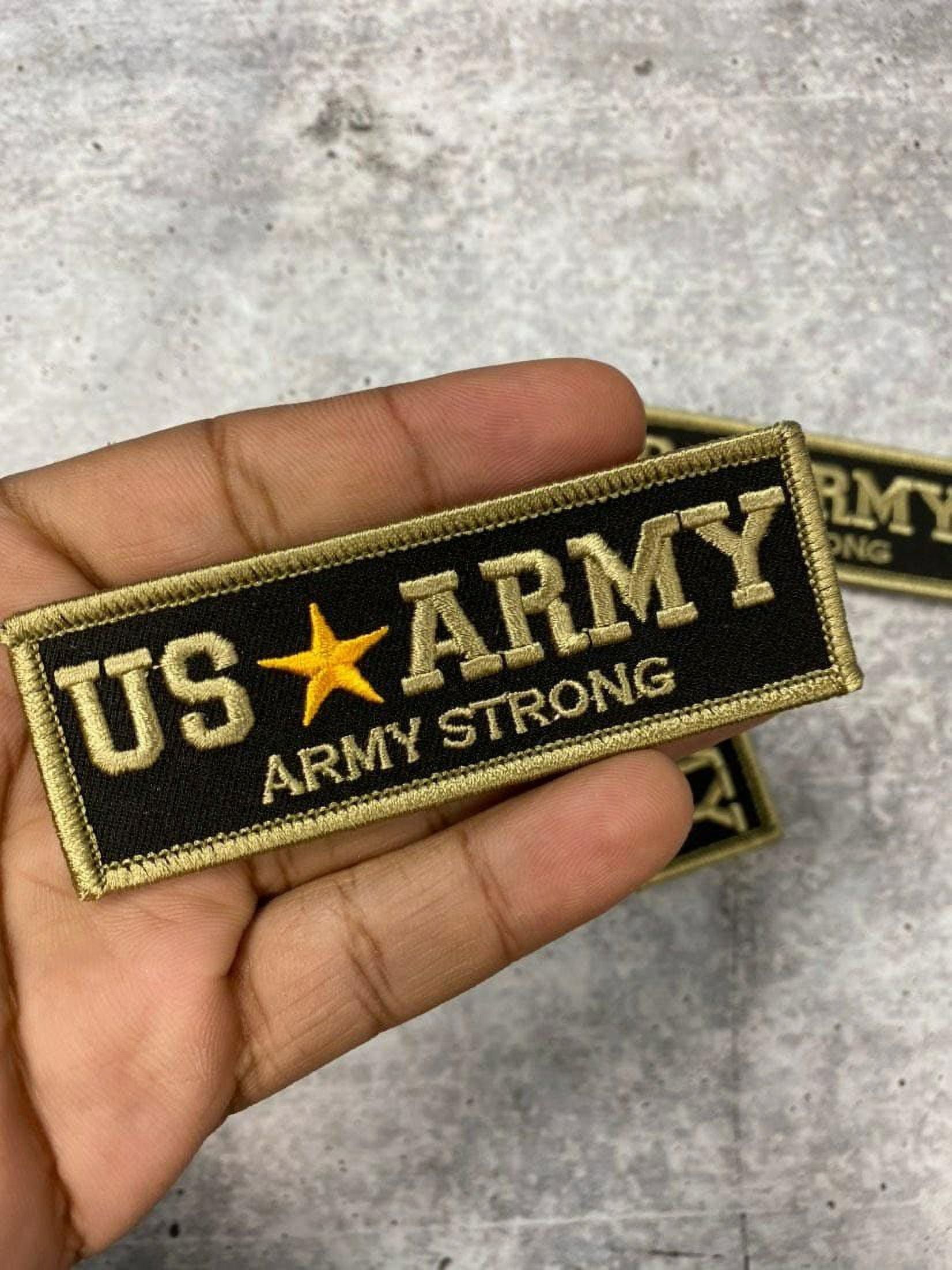 New "US ARMY" Military Emblem, Army Green & Black, with Gold Star ...