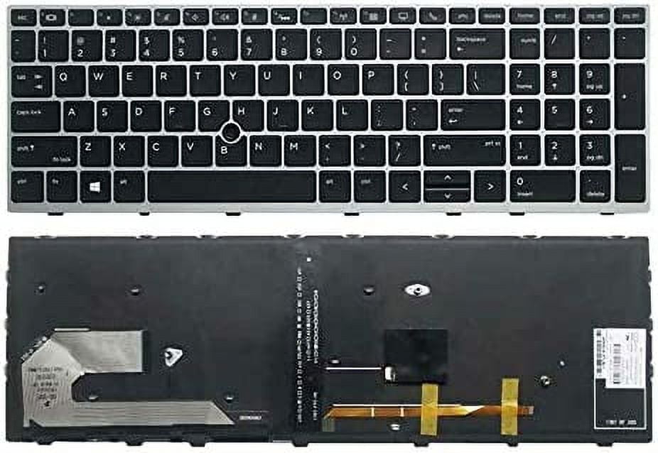 New US Black Backlit English Laptop Keyboard for HP ZBook 15U G5 Zbook ...