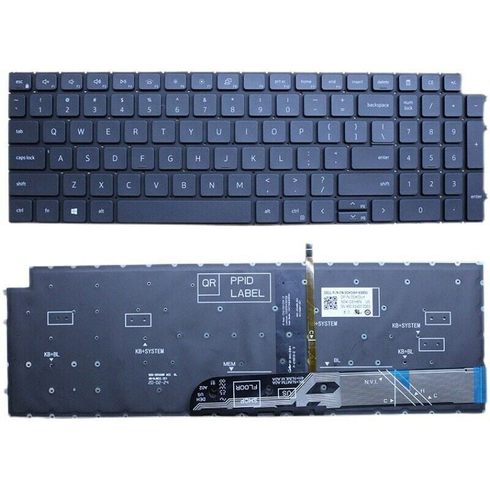 New US Black Backlit English Laptop Keyboard (Without Frame ...