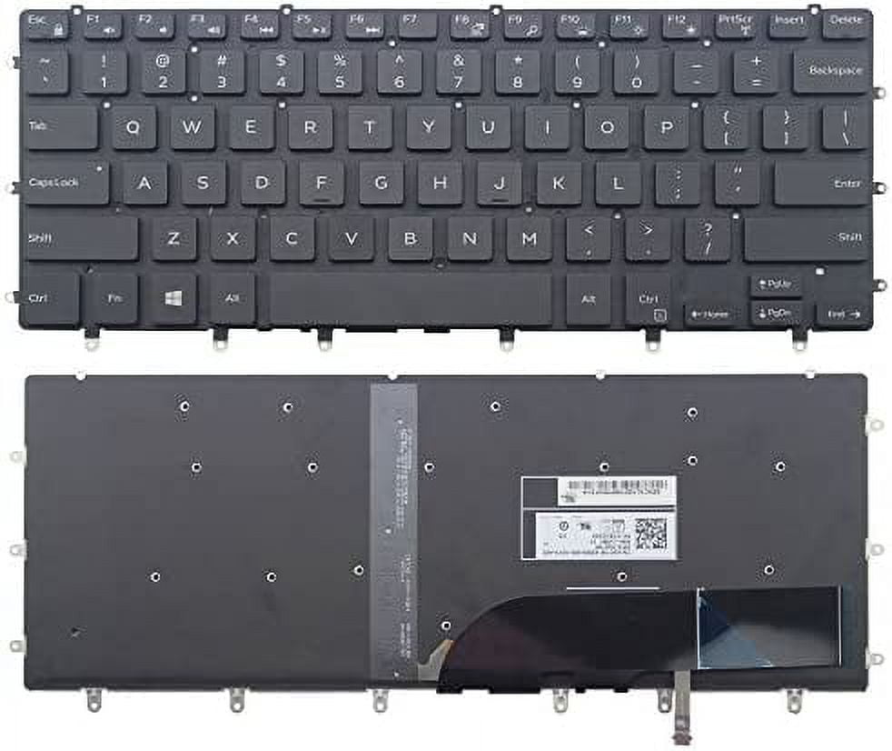 New US Black Backlit English Laptop Keyboard (Without Frame ...