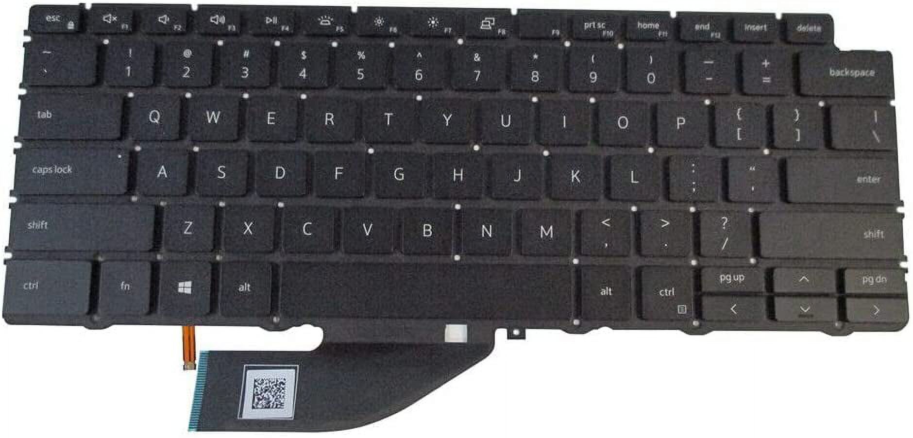 New US Black English Backlit Backlight Laptop Keyboard (Without ...