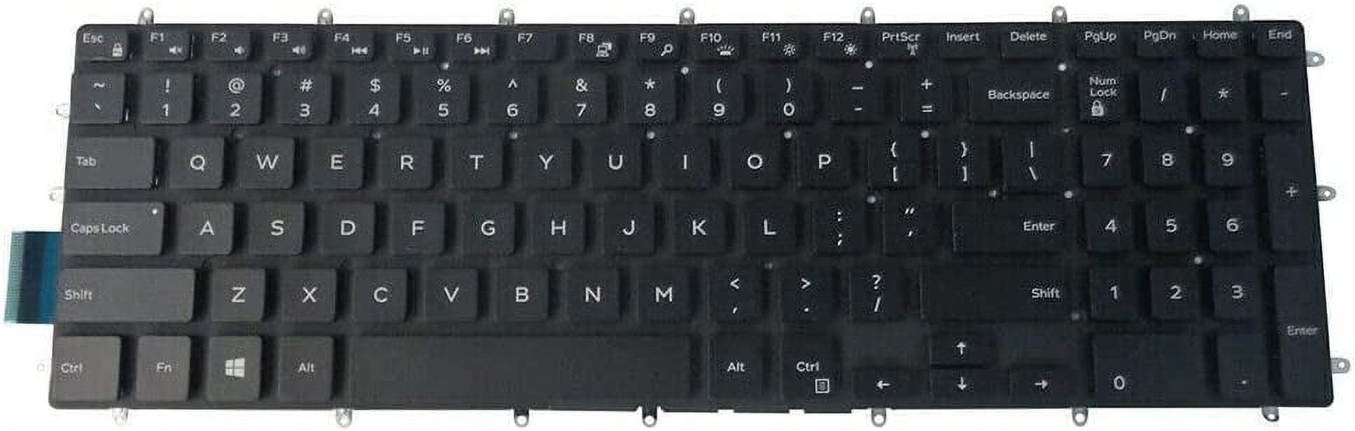 New US Black English Backlit Backlight Laptop Keyboard (Without ...