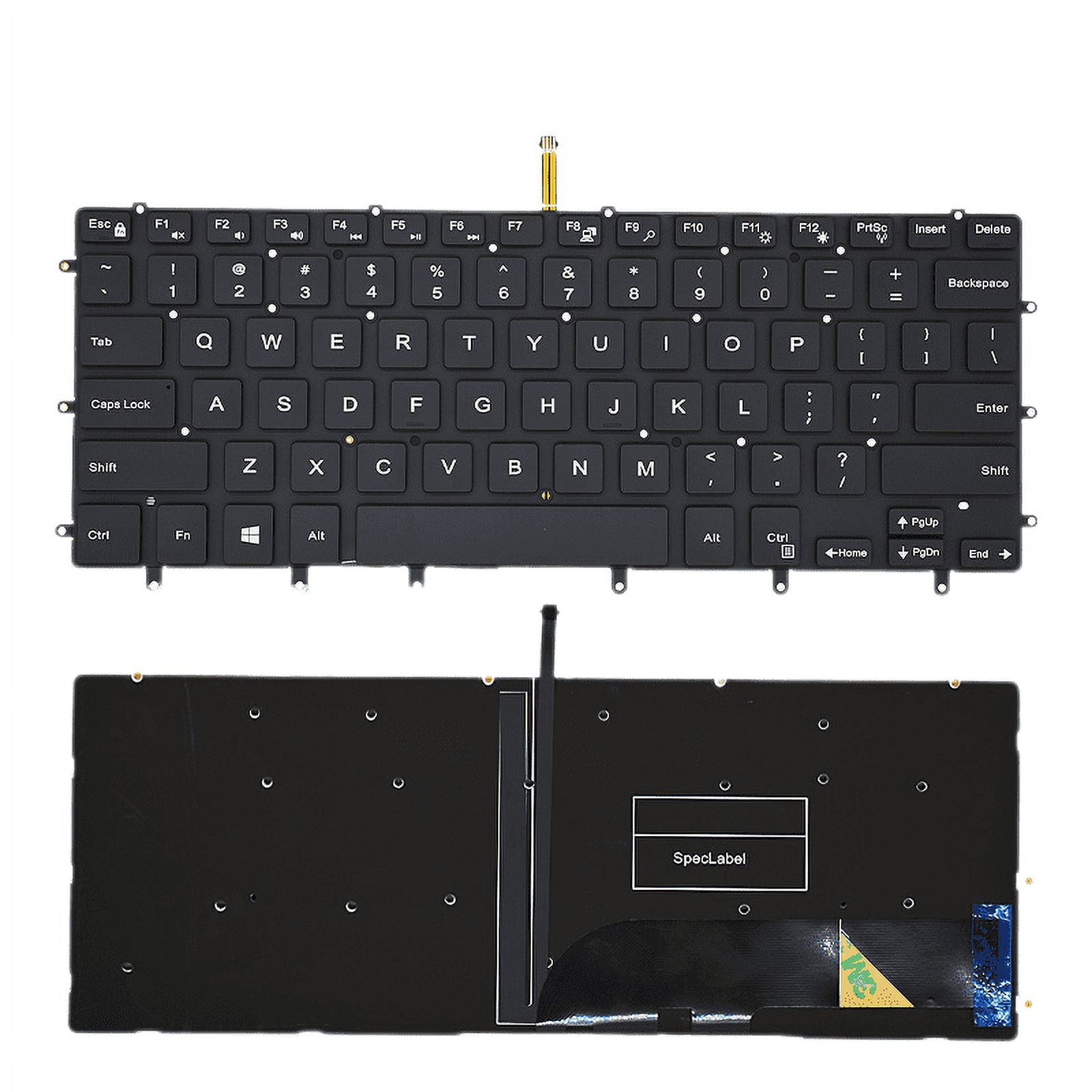 New US Black English Backlit Backlight Laptop Keyboard (Without ...