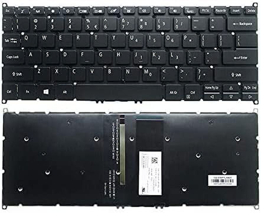 New US Black English Backlit Laptop Keyboard (Without palmrest) for ...