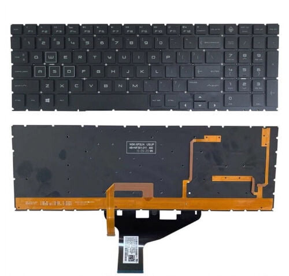 New US Black English Backlit Laptop Keyboard (Without palmrest) for HP ...