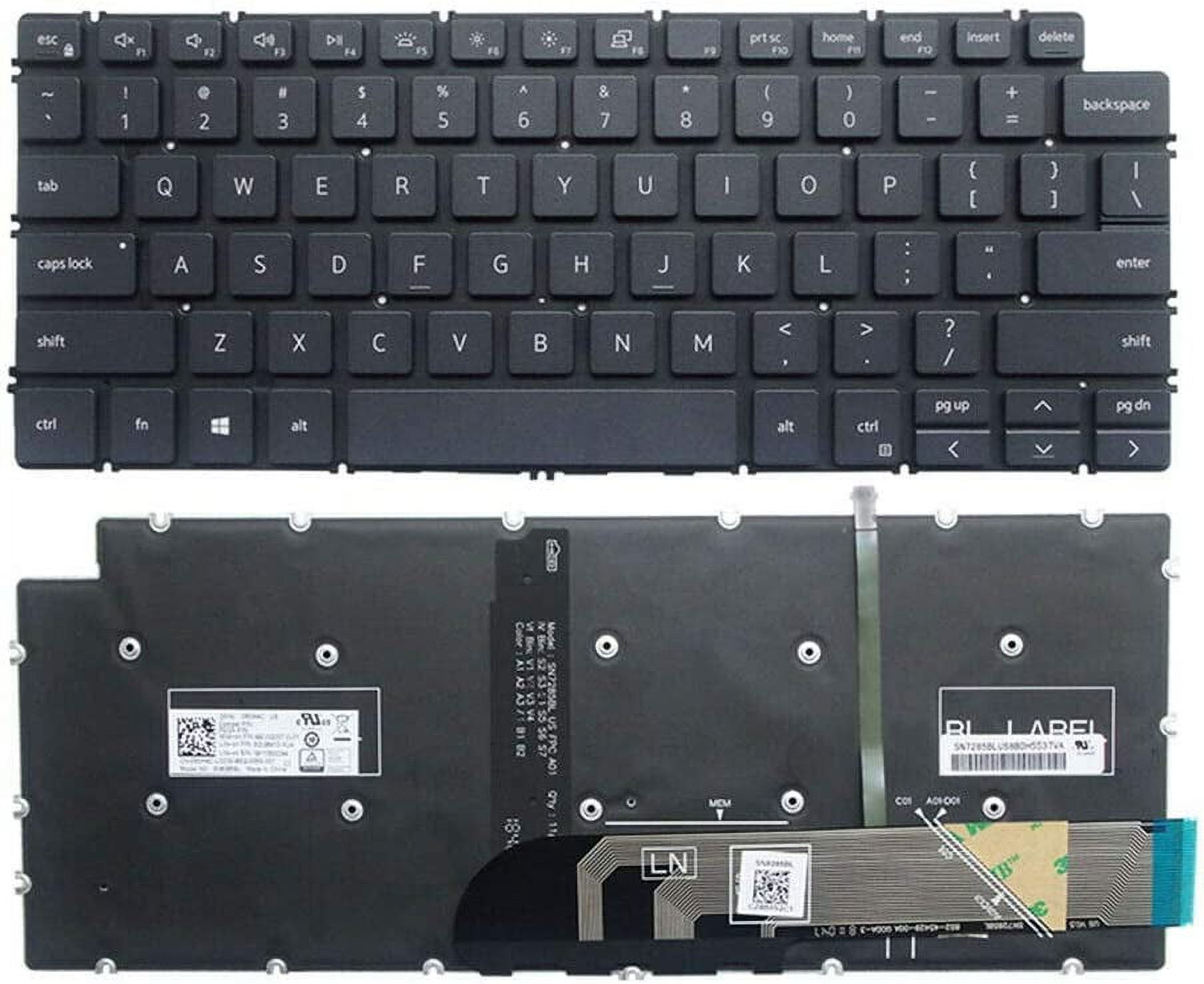 New US Black English Backlit Laptop Keyboard (Without palmrest ...