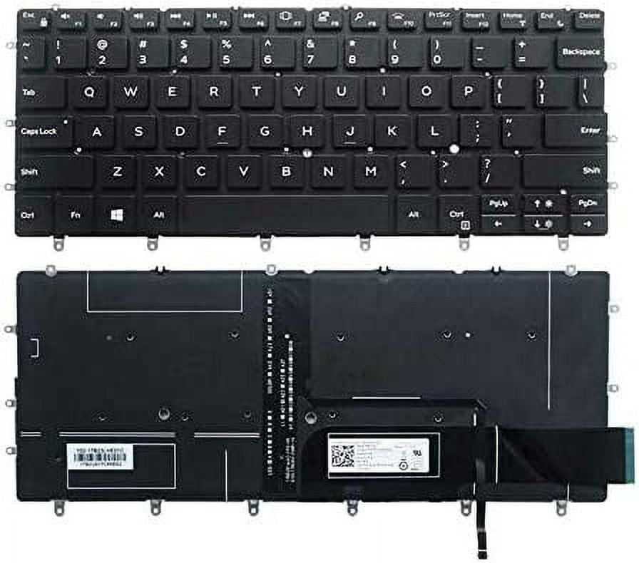 New US Black English Backlit Laptop Keyboard (Without palmrest ...