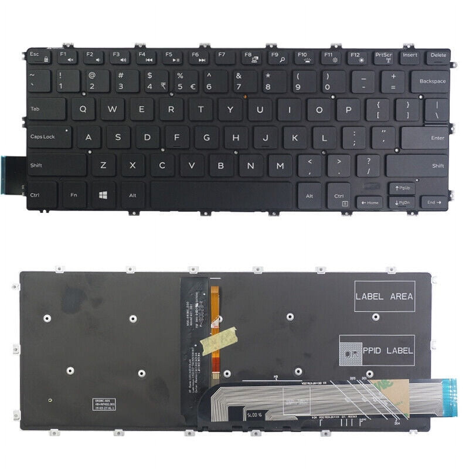 New US Black English Backlit Laptop Keyboard (Without palmrest ...