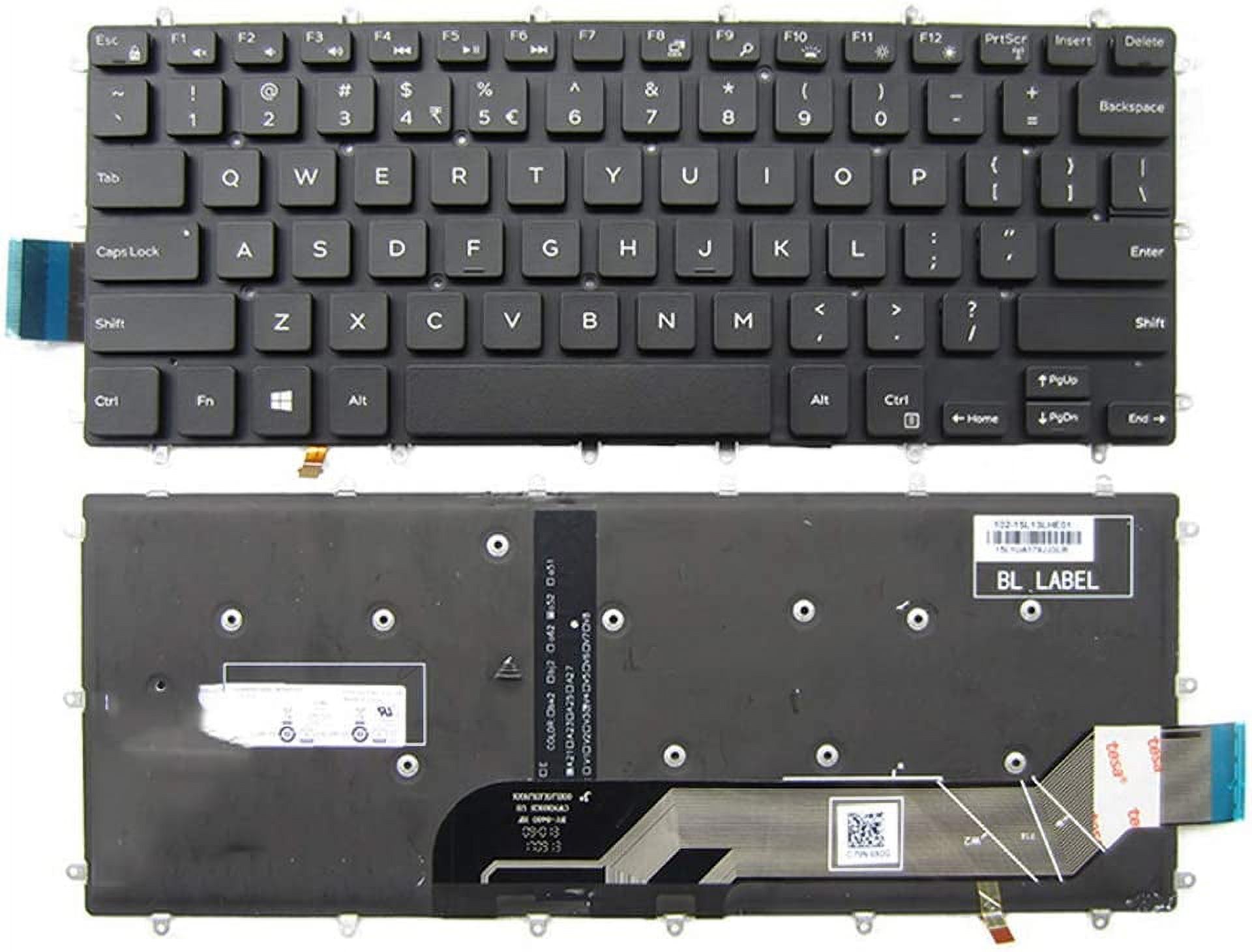 New US Black English Backlit Laptop Keyboard (Without palmrest ...