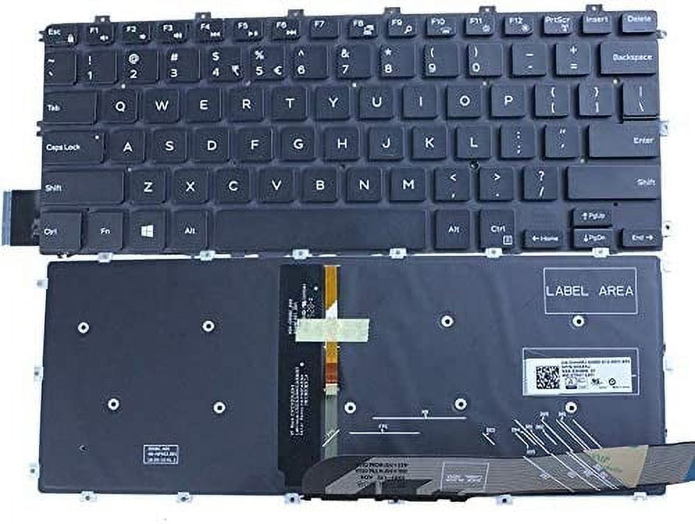 New US Black English Backlit Laptop Keyboard (Without palmrest ...