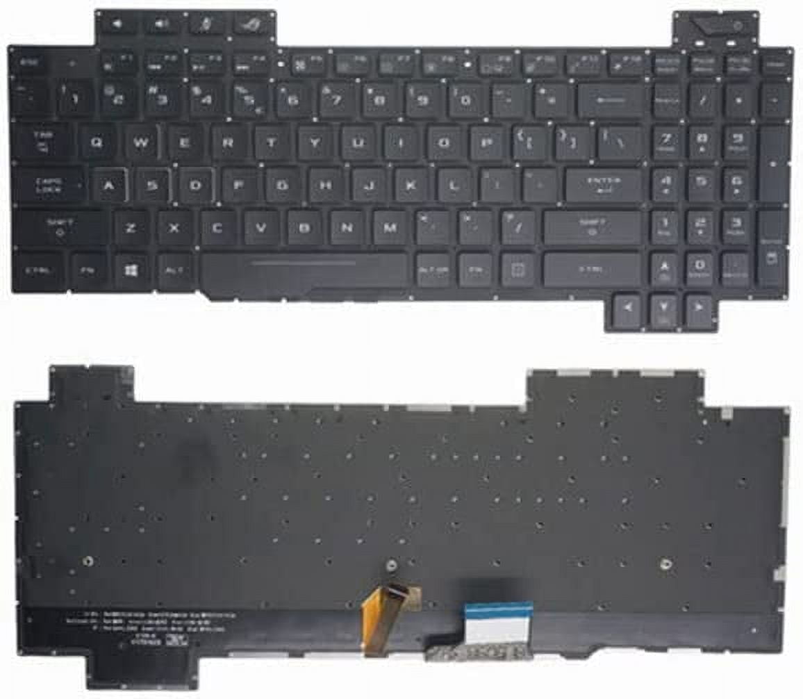 New US Black English Backlit Laptop Keyboard (Without palmrest) for ...